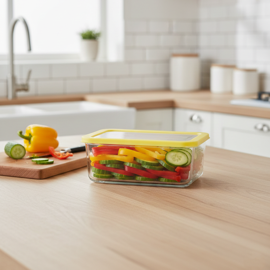 2.25L Glass Container with Lid (2097) by Limon – Limon Kitchenware