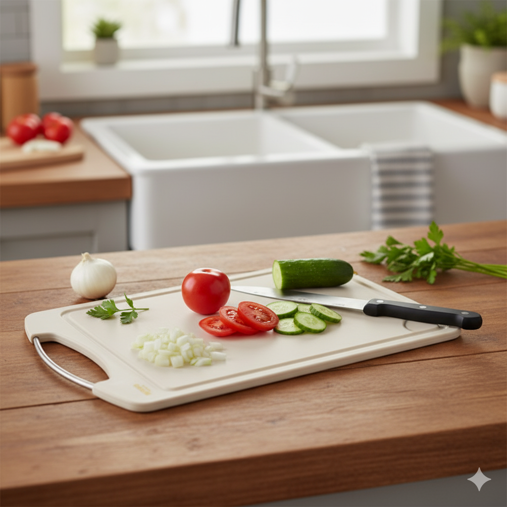 Essential Chopping Board With Handle By Limon – Limon Kitchenware
